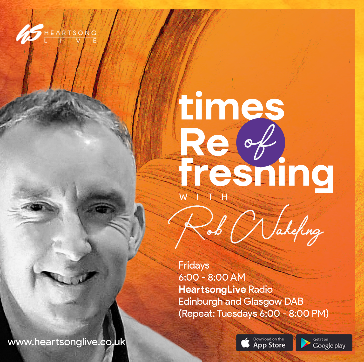Times of Refreshing with Rob Wakeling - HeartSong Live
